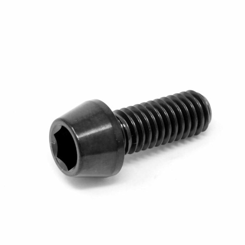m6 x 15 mm Titanium Taper Cap Bolt Screw x 1.0 gr5 Ultra Hard Ti ...