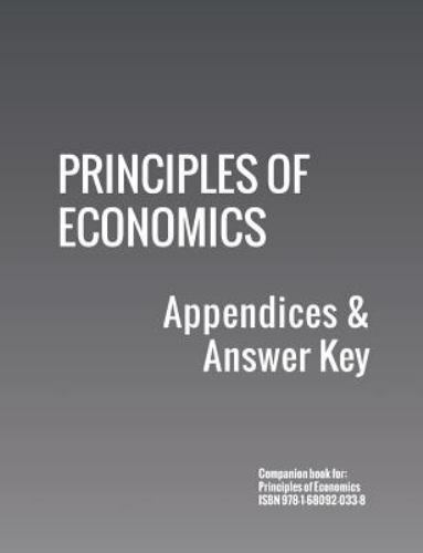 Principles of Economics: Appendices & Answer Key 9781680920345| eBay