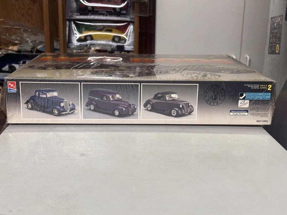 SEALED set 1:25 AMT ERTL 3 model car kits HOT RODS '34 '40 Ford '37 ...