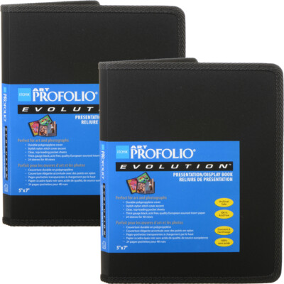 2 x Itoya Art Profolio Evolution 5 x7" Photo Album/Book Holds 48 Photos ...