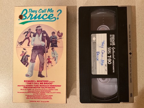 They Call Me Bruce (VHS, 1983, Vestron) Johnny Yune, Margaux Hemingway ...