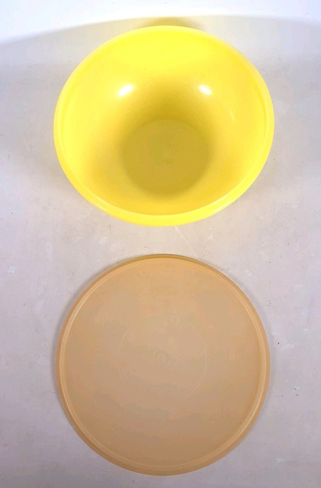Tupperware, Solid, Lemon Yellow, Plastic, Large Fix N Mix Bowl 274-12 ...