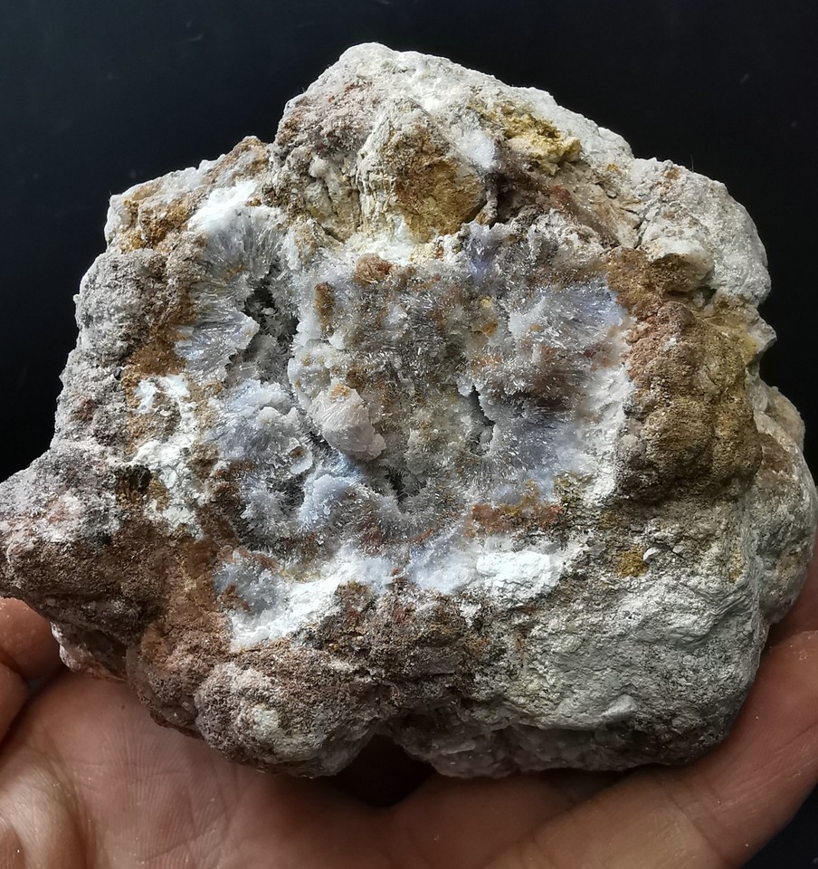 433g Rare Natural Purple Creedite Gypsum Cluster Mineral Specimen China ...