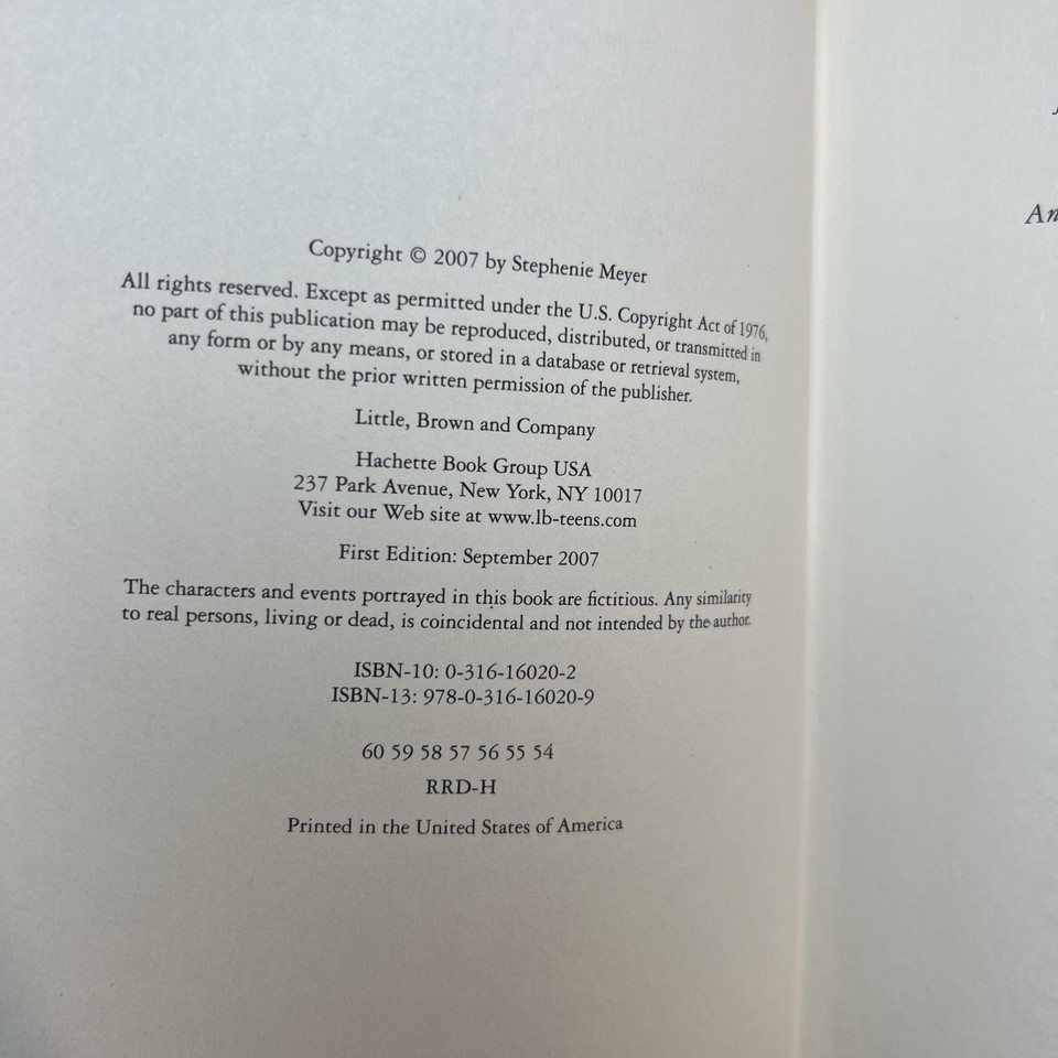 Twilight Saga Box Set 1st Ed Hardcover Lot 4 Books w/DJ Stephenie Meyer ...