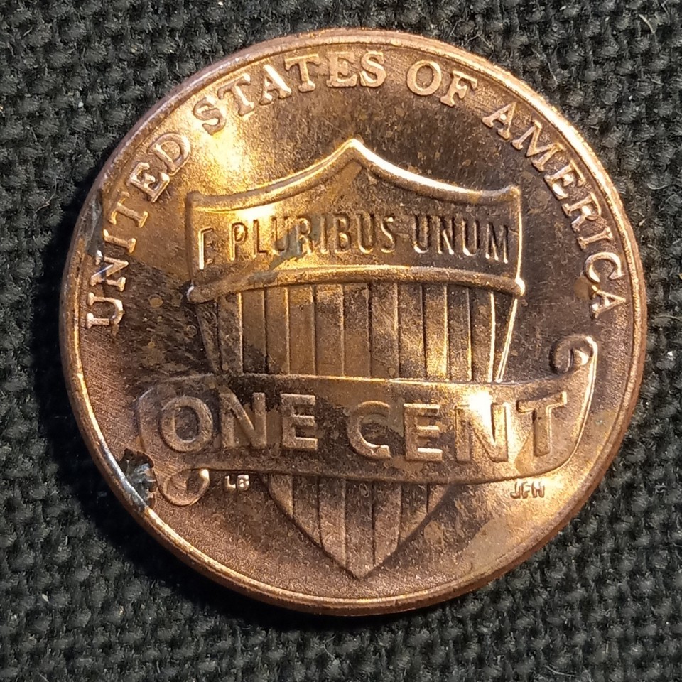 2024-P Lincoln Cent Pre Strike Defective Planchet Error Obverse ...