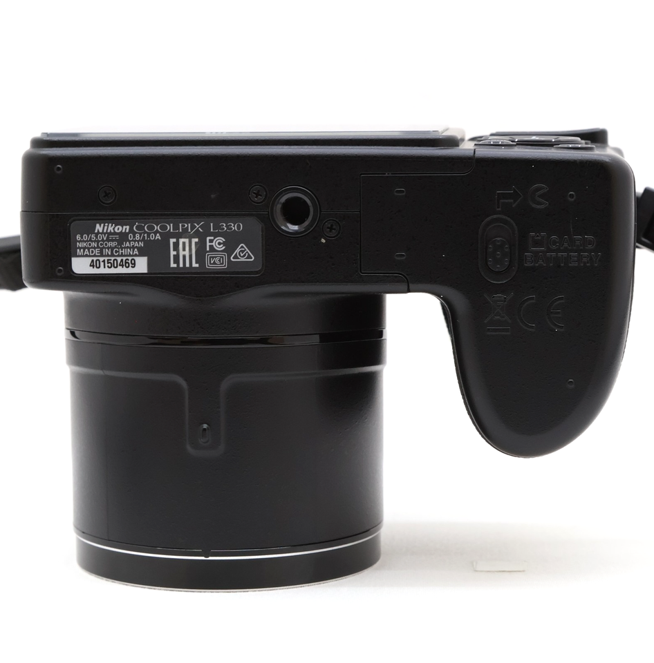 Nikon Coolpix L330 20.2MP Digital Bridge Camera Black Tested Kit - Fast ...