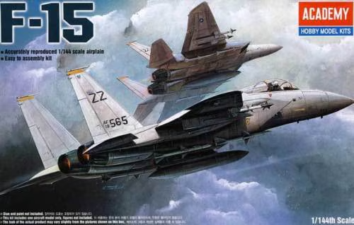 McDonnell Douglas F-15 Eagle Model Kit By Academy Scale 1:144 12609 | eBay