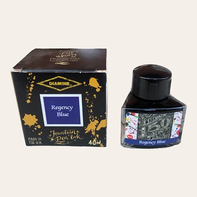 Diamine Encre Stilografico 150th Regency Blue | eBay