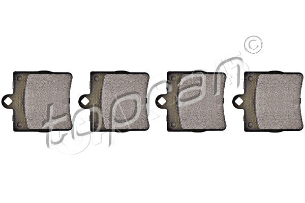 Scheibenbremse Bremsbelagsatz Hinterachse Für MERCEDES C209 CL203 ...