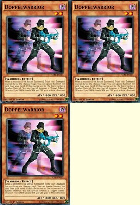 Doppelwarrior 1st SDSE-EN013 X 3 Mint yugioh Cards | eBay