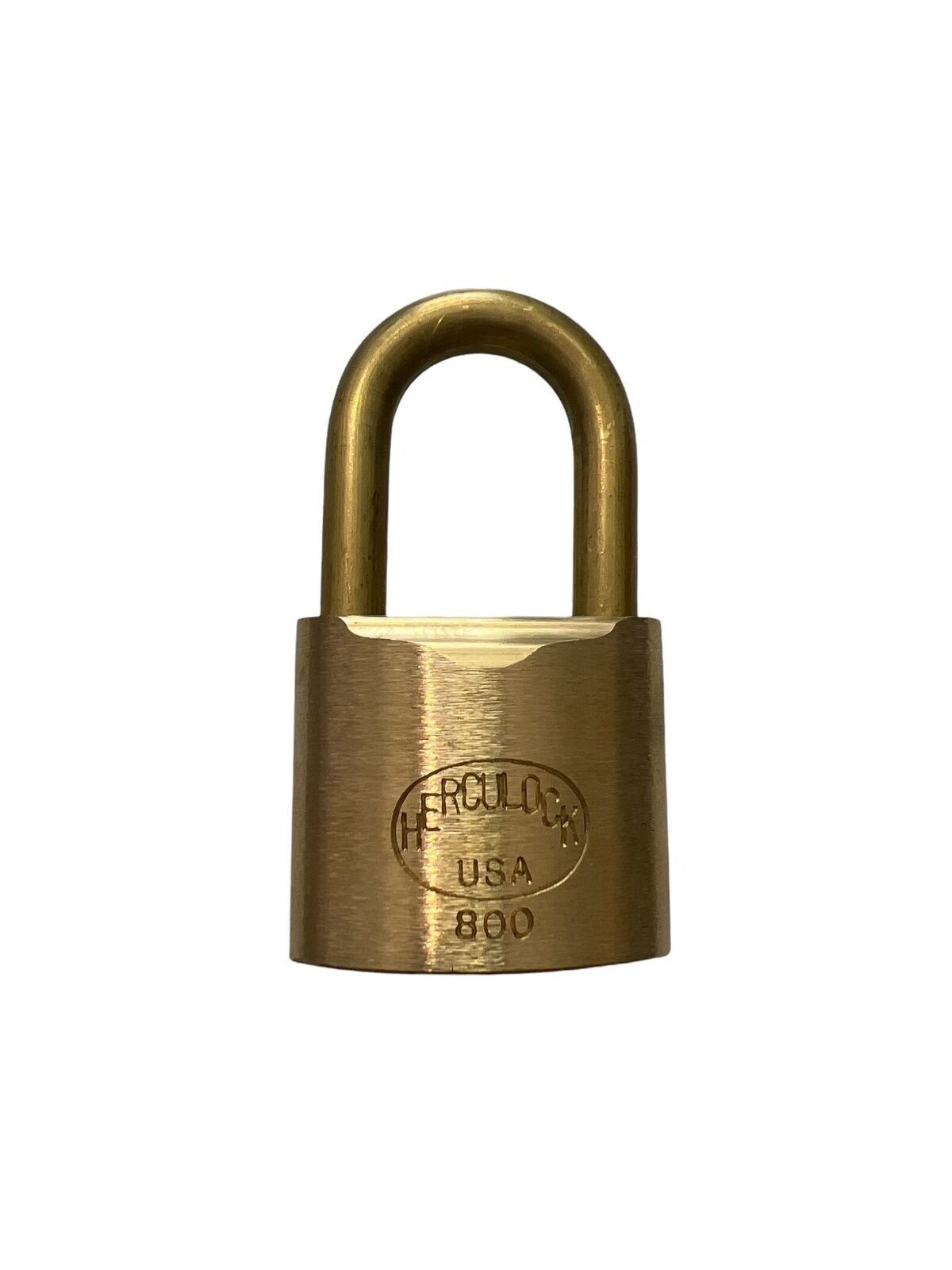 Pack of Five Solid Brass Herculock 800 Series Padlocks w Brass Shackles ...