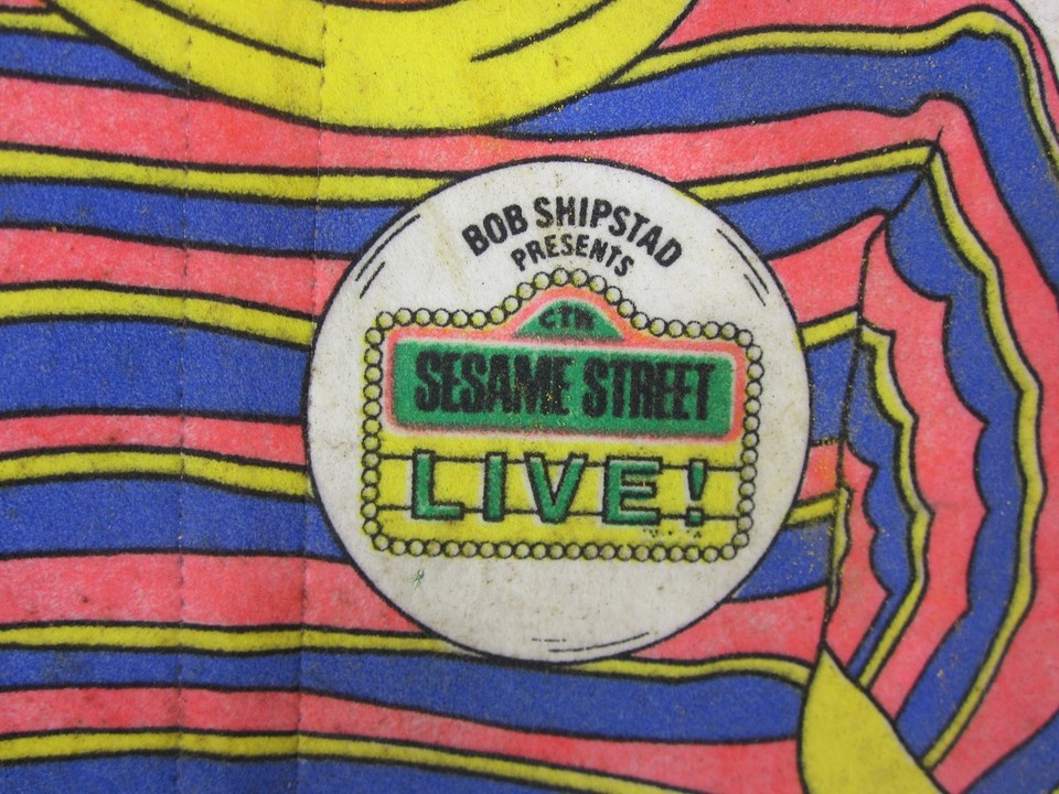 1980s Rare Muppets Ernie Hand Felt Banner Show Bob Shipstad Sesame ...