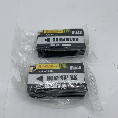 HP CN045AN 950XL H0950XL Black Inkjet Cartridge NEW SEALED (2 ...