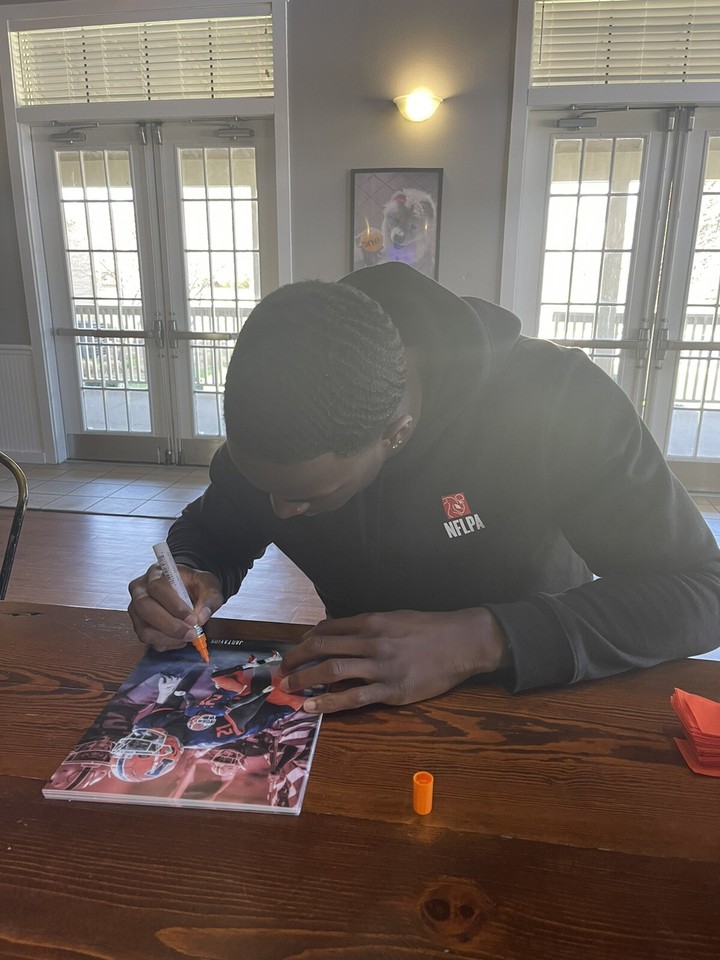 Quan Martin Washington Commanders Illini 8x10 COA NFL Draft Auto Rookie ...