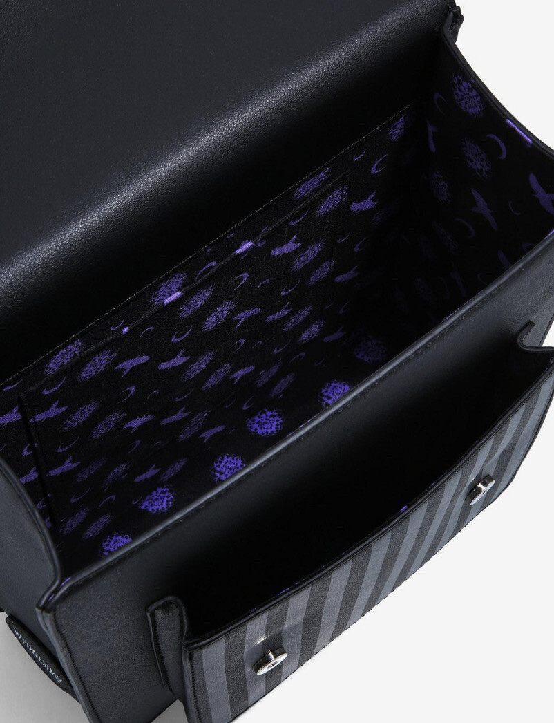 Wednesday Addams Nevermore Academy Mini Backpack NWT | eBay