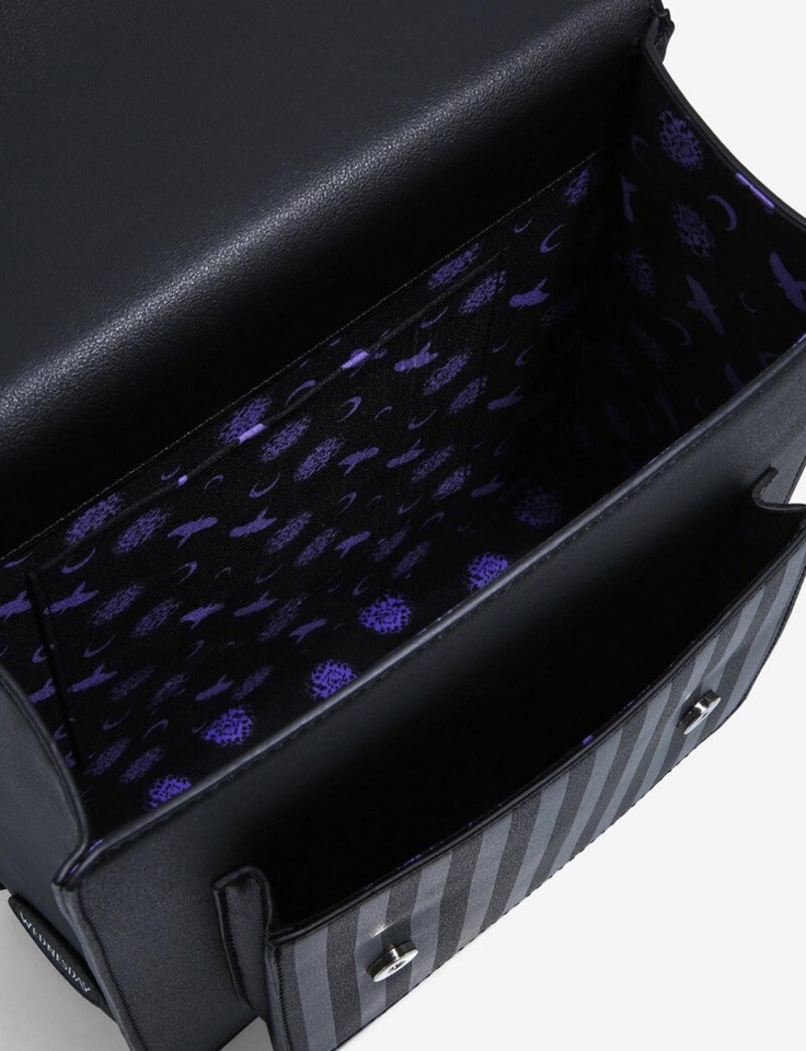 Wednesday Addams Nevermore Academy Mini Backpack NWT | eBay