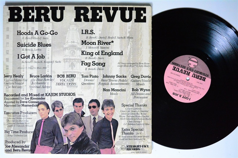 BERU REVUE I Got A Job STRAIGHT-FACE LP VG++ 1st press power pop | eBay
