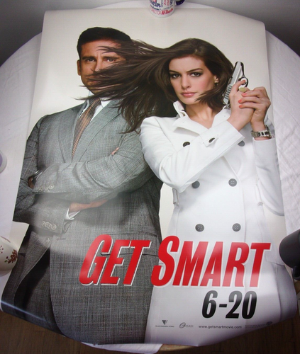 Get SMART ORIGINAL movie theatre poster 40x27.25" rolled 2007 Double ...