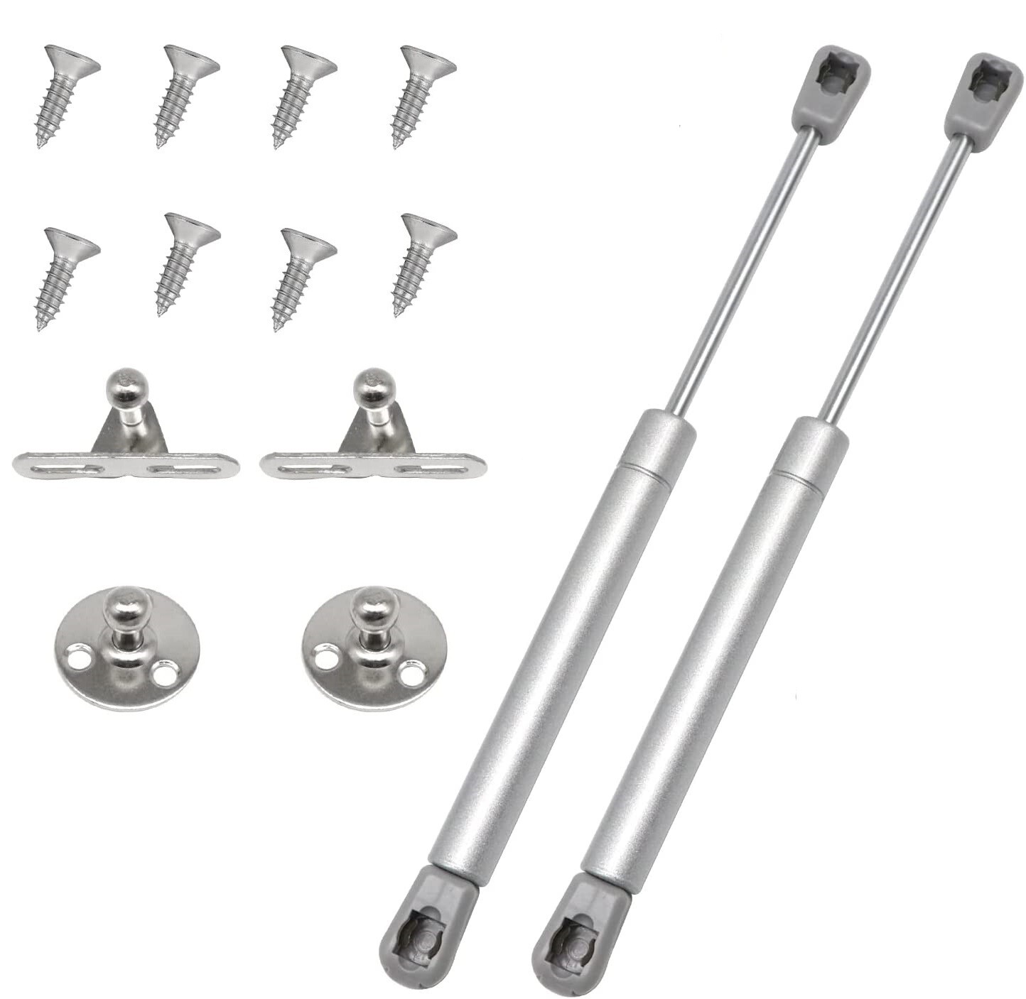 2x gas lift strut soft close 120N spring kitchen cabinet hardware door ...