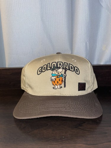 Vintage Fred Flintstone Snapback Hat 90s Cap Hanna Barbera The ...