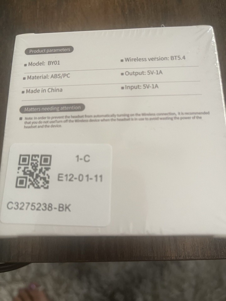 BY01 Wireless Open Ear Headphones Earbuds TWS Black Sphere Air ...