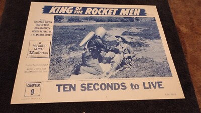 KING OF THE ROCKET MEN RE56 LOBBY CARD #3 SCI FI SERIAL | eBay