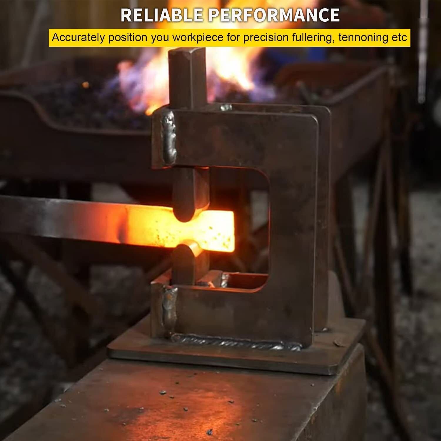 Heavy Duty Forge Wizard Blacksmith Tool Fuller Tool, Cut off Tool w ...