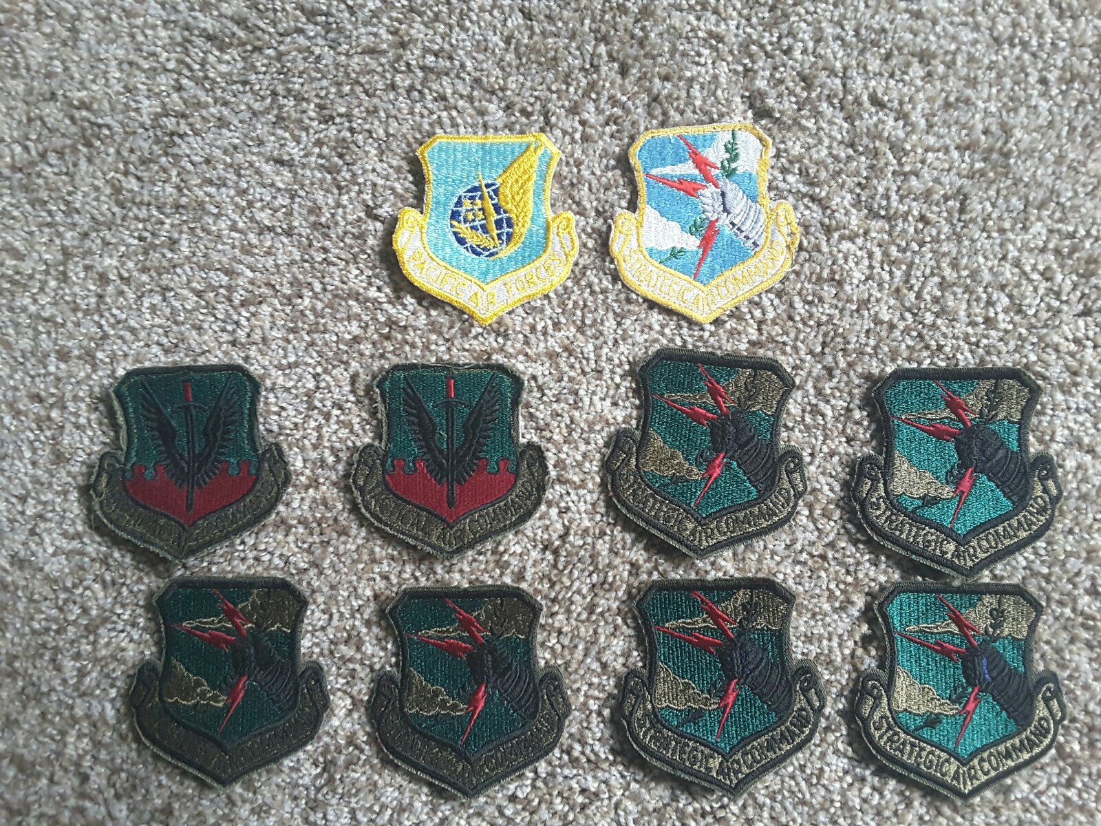 Lot of 10 Vintage U.S. Air Force Aviation Patches Military Decor ...