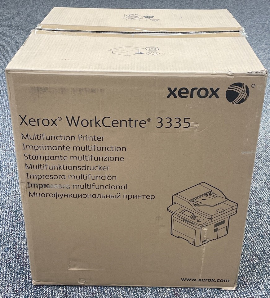 New Open - Xerox WorkCentre 3335/DNI Multifunction Printer Monochrome ...