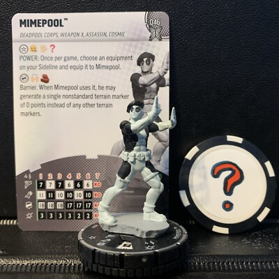 Heroclix - Mimepool 046 Deadpool DWX Rare with Mystery Marvel token! | eBay
