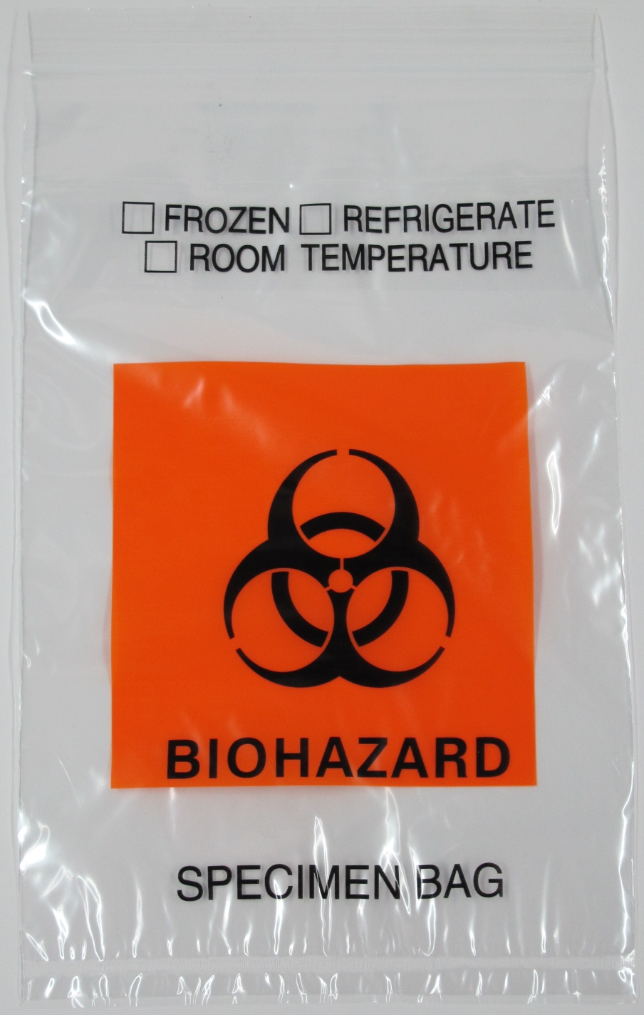 200-Pack 6" x 9" Biohazard Econo-Zip Specimen Transport Bags 2mil 3 ...
