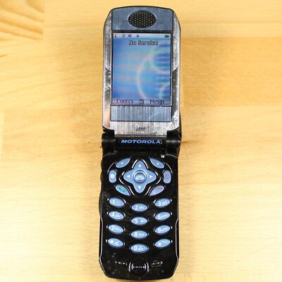 Rare Vintage Motorola i860 Nextel iDen Phone Blue Direct Talk Extended ...