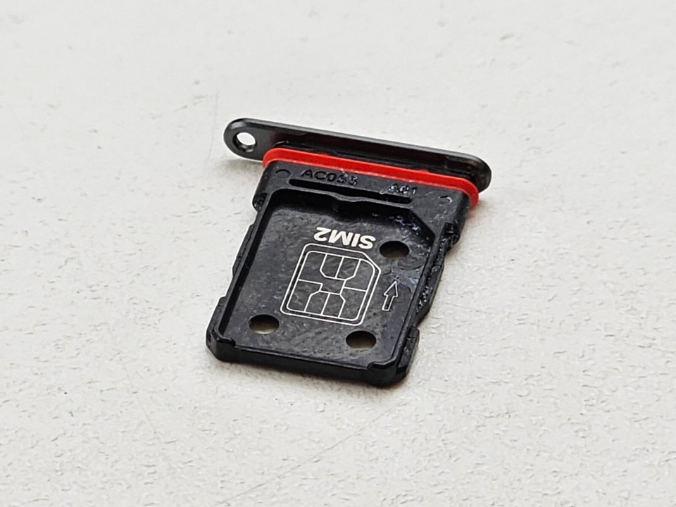 OEM Black Dual (2) SIM Tray nano SIM Card Holder Part for OnePlus Open ...