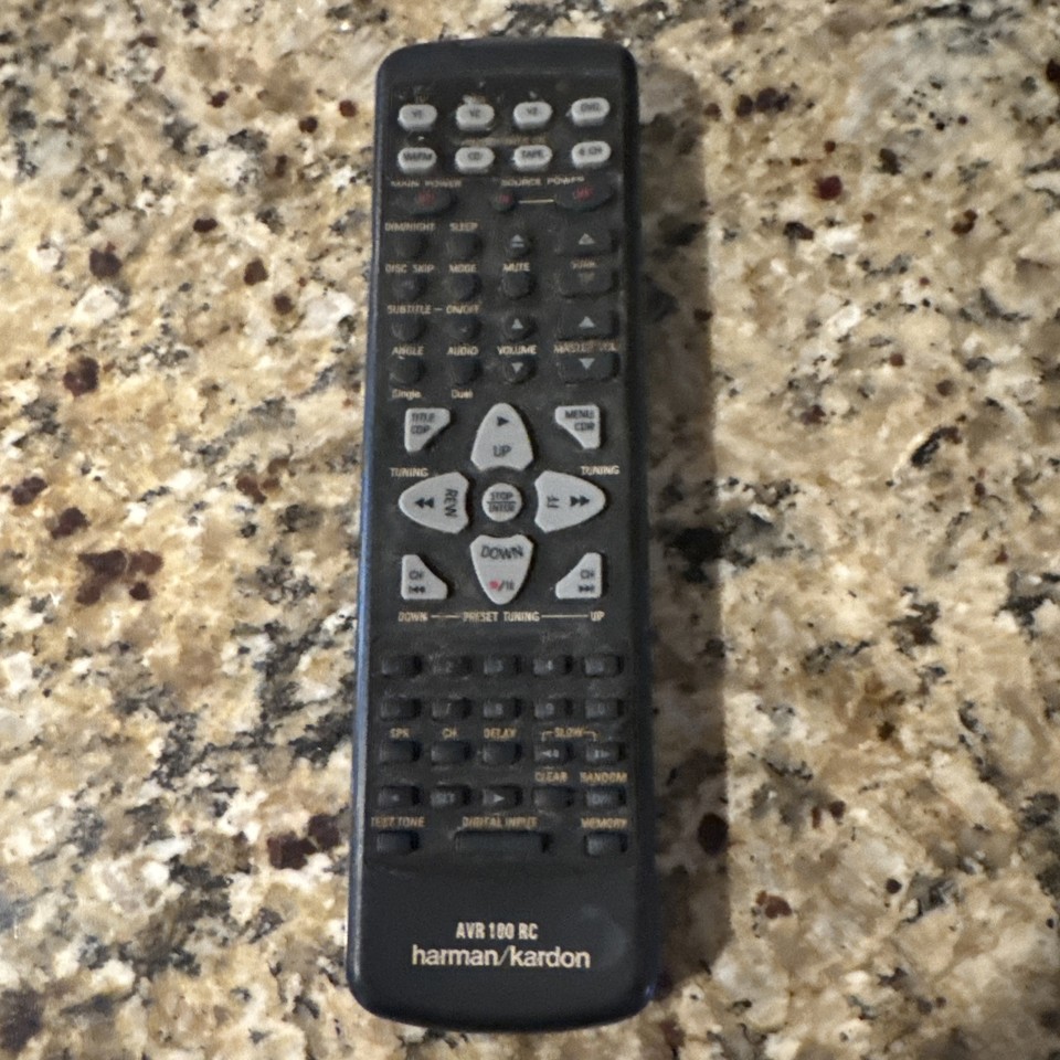 Harman Kardon Remote Control AVR 100 OEM Genuine Original Tested Works ...