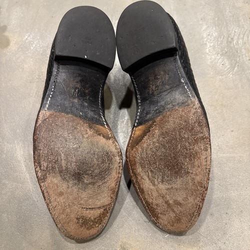 Caimen Belly Skin, Black Leather Dress Shoes Sz. 10.5 A/AAA | eBay