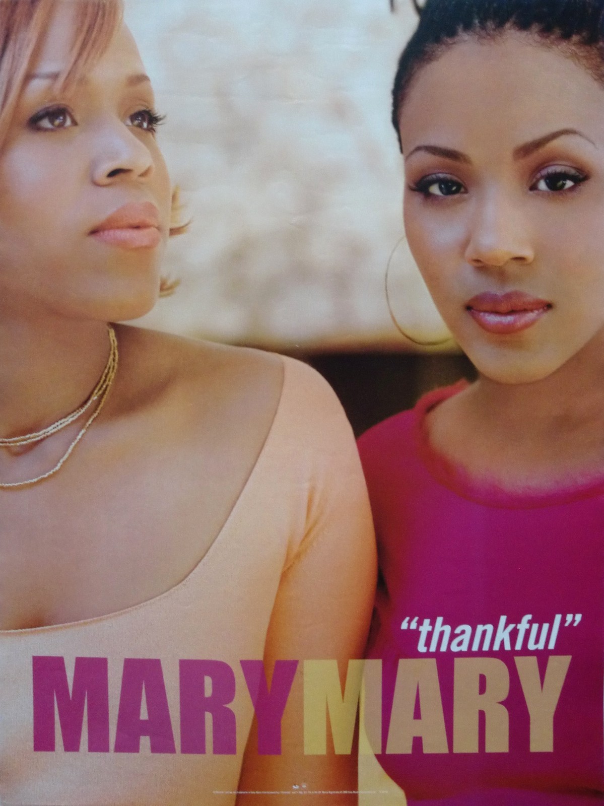 MARY MARY "THANKFUL" U.S. PROMO POSTER - R&B / Soul / Gospel Music | eBay