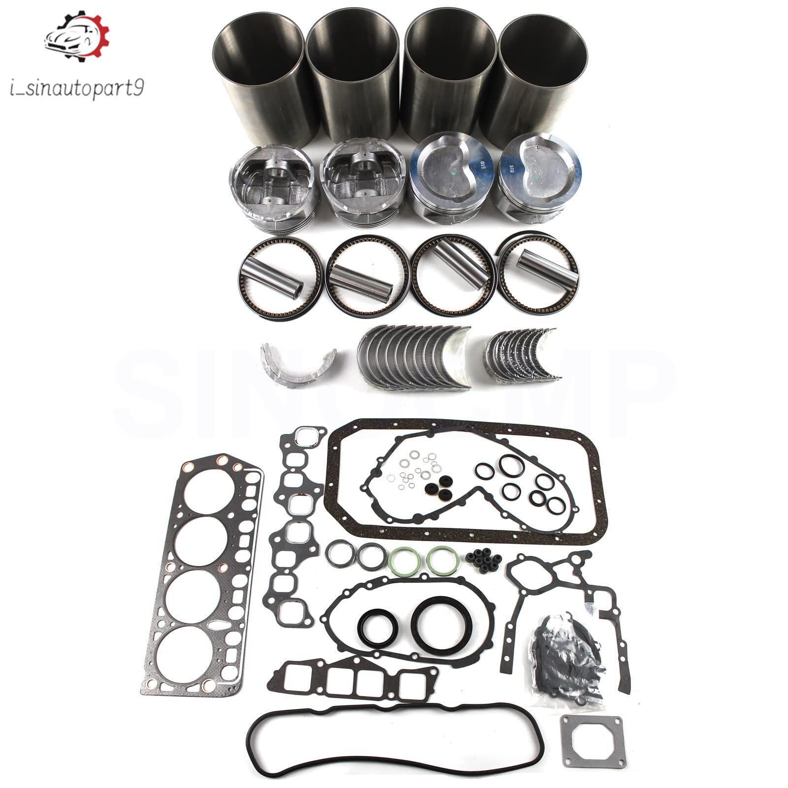 4Y Engine Overhaul Rebuild Kit Compatible with Toyota 5FG 6FG 7FG ...