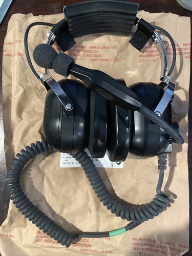 Aegisound Argonaut Boom Headset F-18 ICS 05-005064 Microphone Military ...