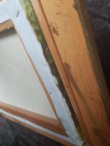 Charles Henry Granger Old Mill Landscape Oil Painting By Framed 17x21 ...