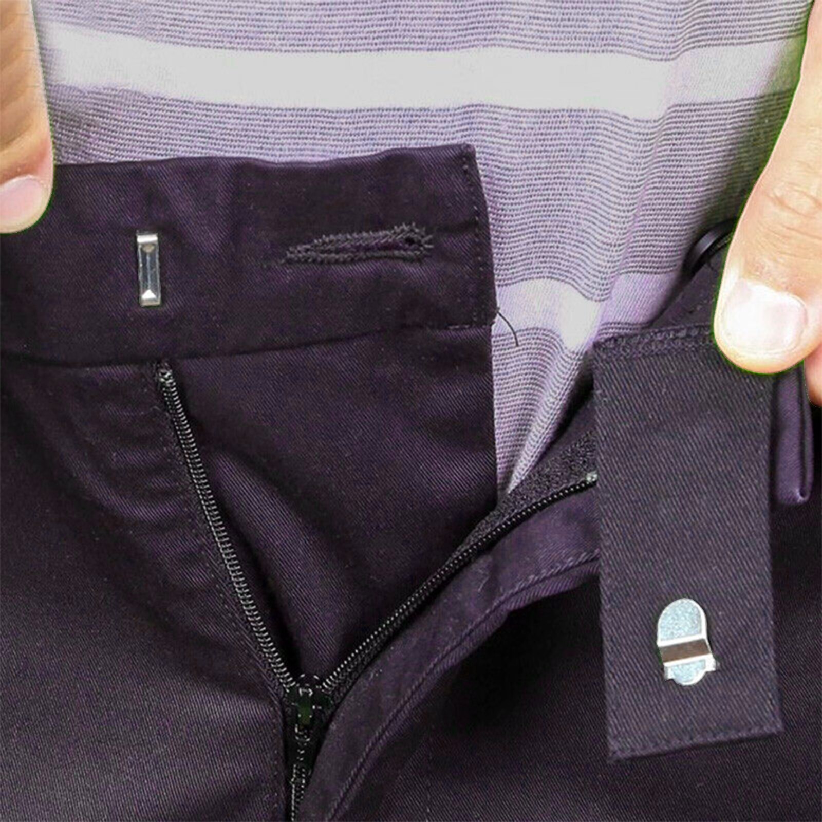 Non-Sew Sets on Clasp Trouser Hook and Bar Closures for Clothing ...