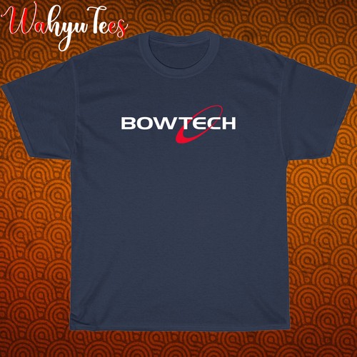 New Shirt Bowtech Logo Black/Navy T-Shirt Size S-5XL | eBay