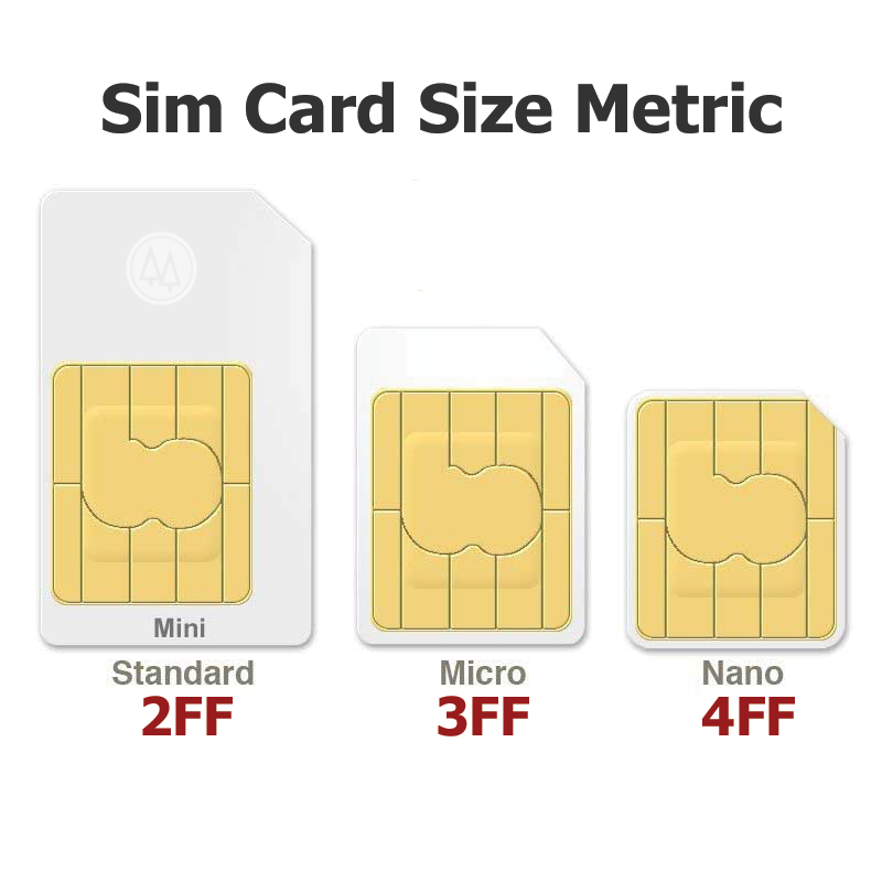 VERIZON Triple SIM CARD "3 in 1" NANO 4FF • CDMA 4G LTE • Genuine VZW ...