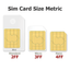 VERIZON Triple SIM CARD "3 in 1" NANO 4FF • CDMA 4G LTE • Genuine VZW ...