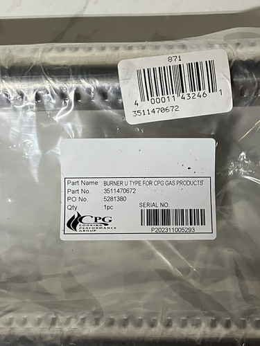 3511470672 BURNER ASSY Genuine CPG Replacement Part | eBay