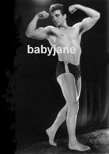 VINCE EDWARDS EARLY PHYSIQUE MODELING IN POSING BRIEFS PHOTO #20 | eBay