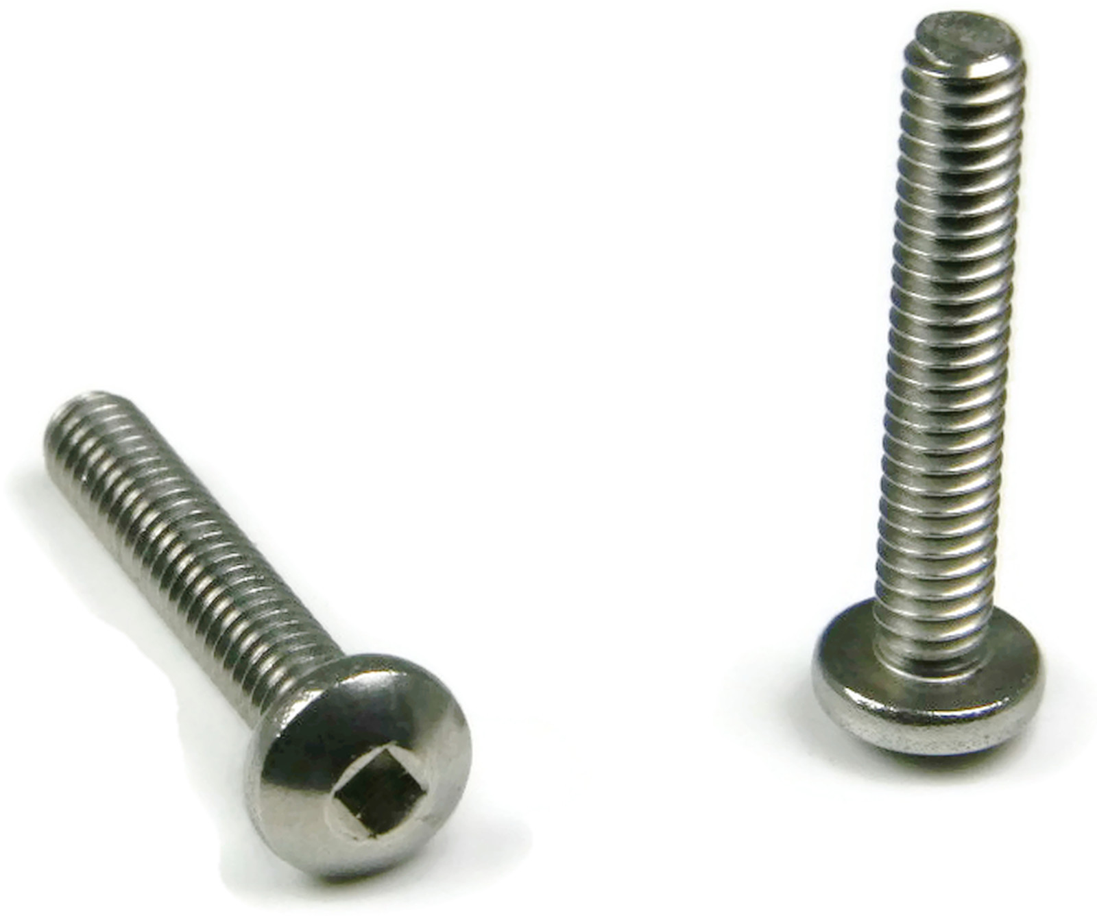 Stainless Steel Square Drive Pan Head Machine Screw #10-24 x 3/4", Qty ...