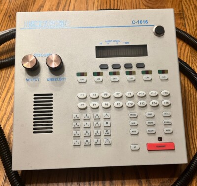 Telex Vega C-1616 Analog Radio Control Console with Cat 5 Lines | eBay