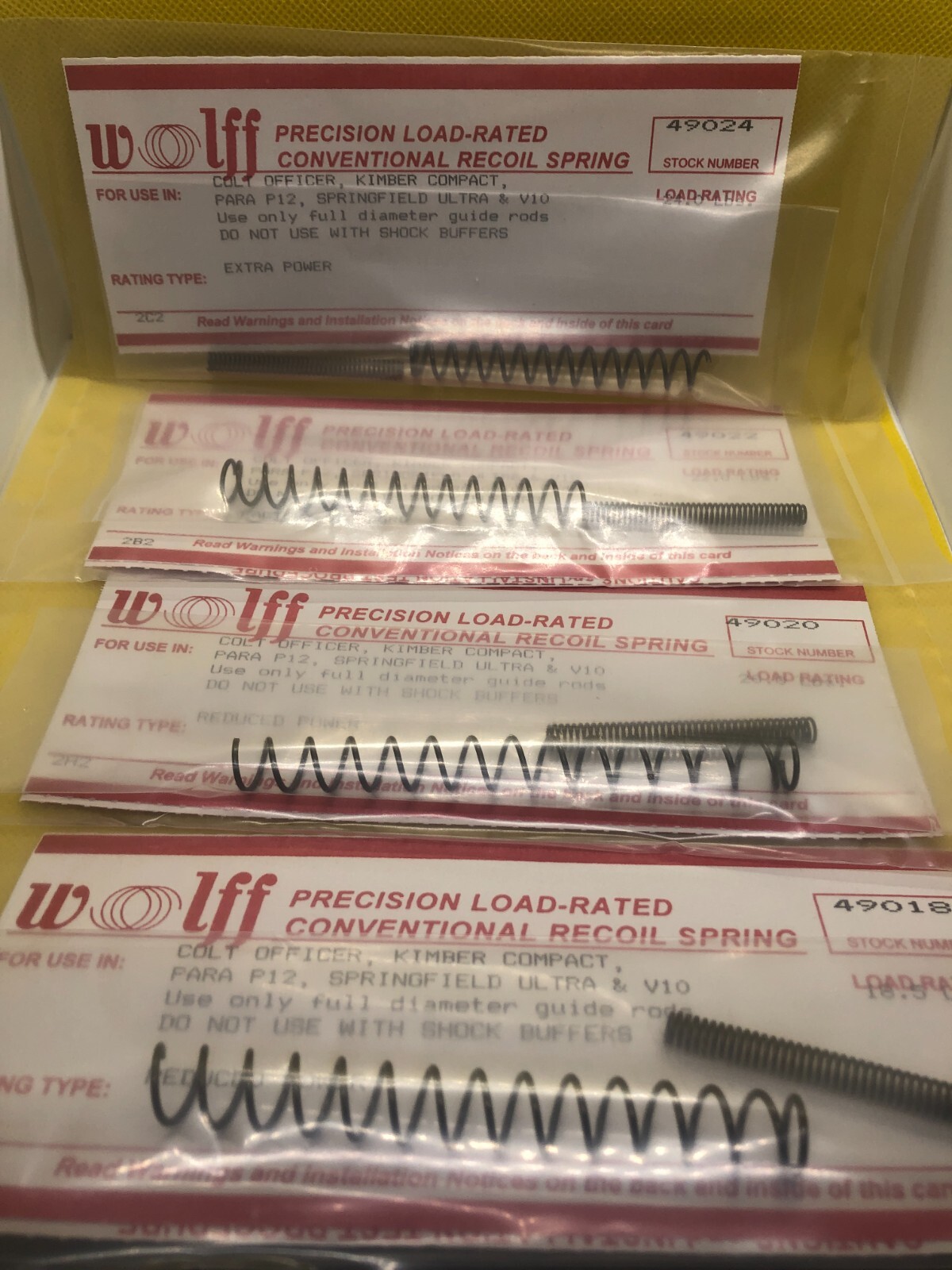 Colt Officer Kimber Compact Para P-12 Springfield Ultra & V10 Recoil ...