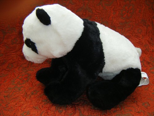 Ikea Kramig panda bear black white soft toy 12" approx (B52) | eBay
