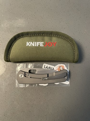 SPK Lamia Gen 4 - Elmax Blade / Titanium Handles / Skiff Bearings ...